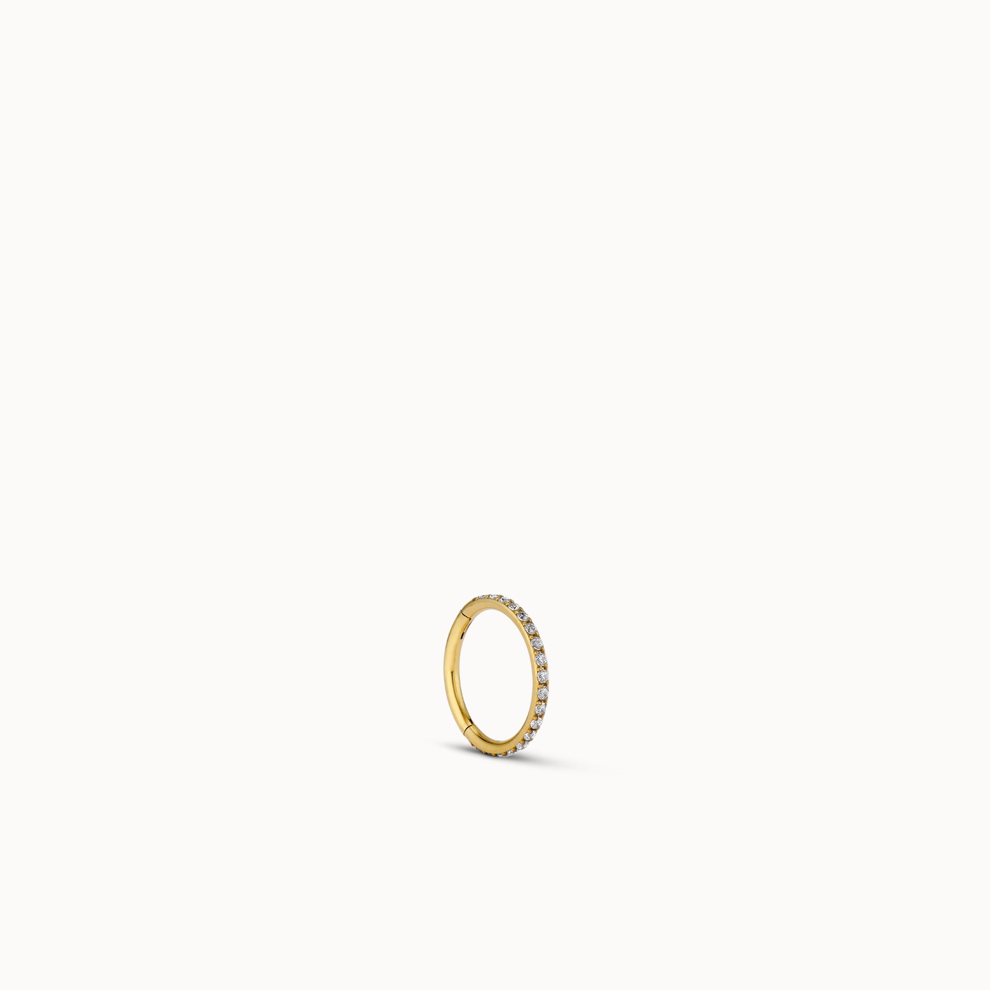 24k CZ Endless Hoop 8mm & Rowan, Inc.