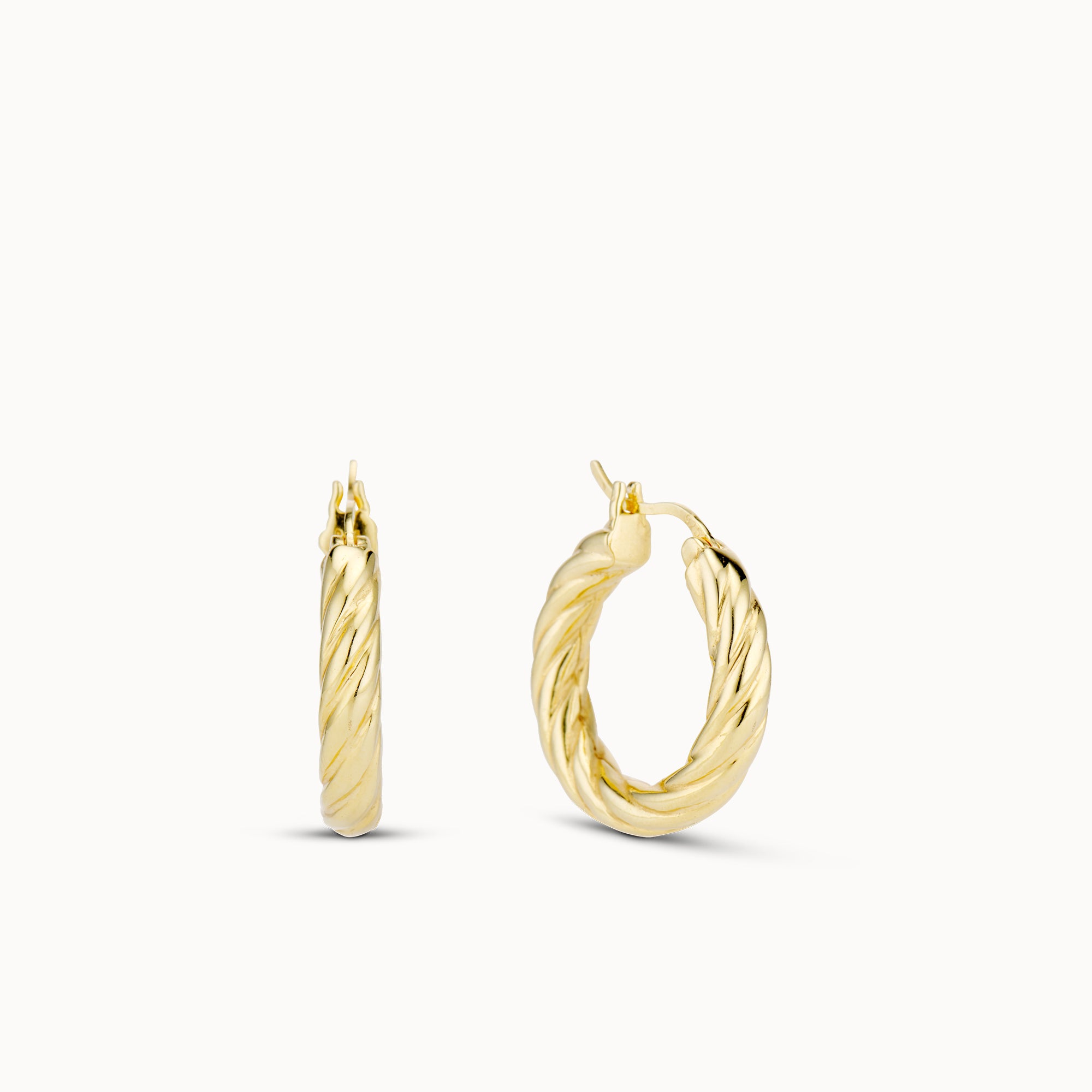 Tide Twist Hoops Hypoallergenic Earrings | Rowan