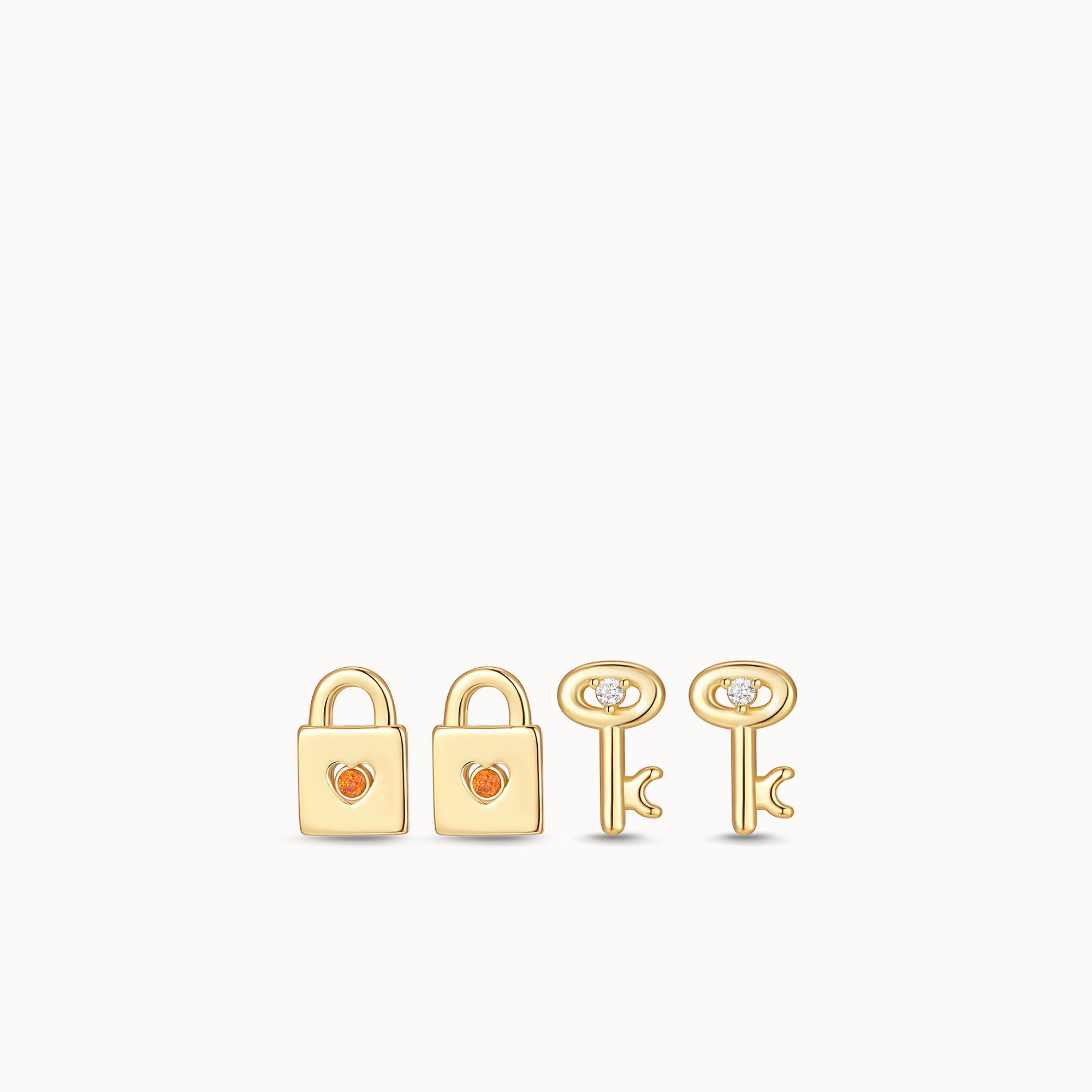 Lock & Key Studs Set & Rowan, Inc.